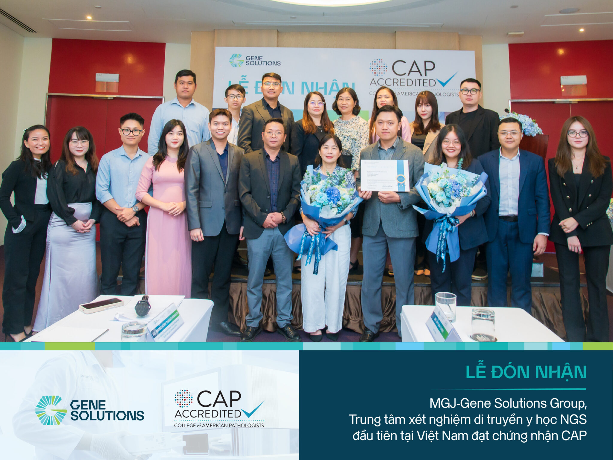 MGJ-Gene Solutions Group tự hào đón nhận chứng nhận CAP NGS đầu tiên tại Việt Nam (do Hiệp hội ...