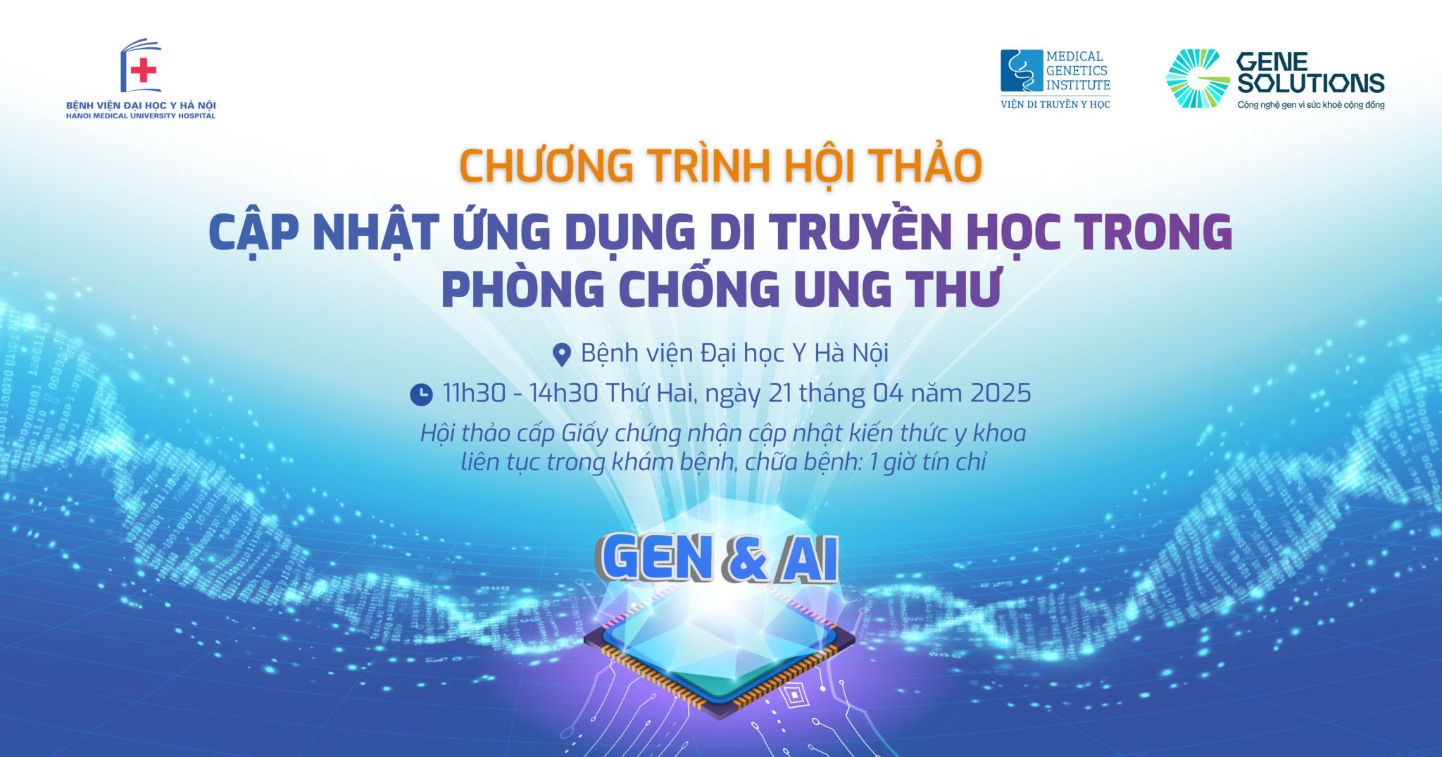 Gene Solutions và Bệnh viện Đại học Y Hà Nội tổ chức hội thảo khoa học ...